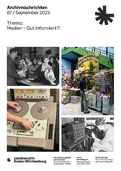 Archivnachrichten 67 sind erschienen - Landesarchiv Baden-Württemberg
